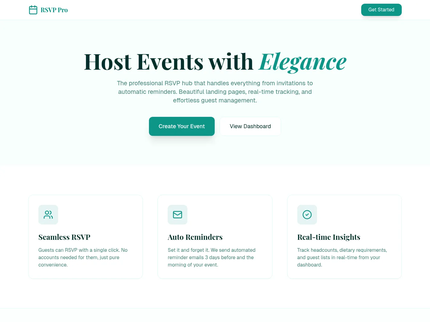 RSVP Pro Event Hub