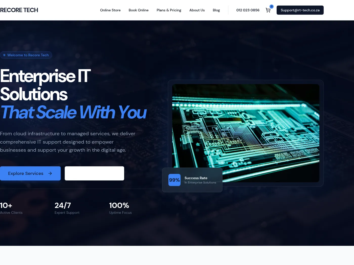 RT-Tech Website Clone