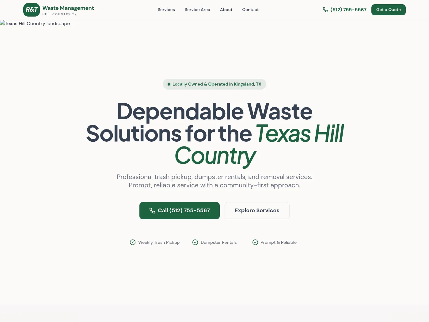R&T Waste Services Site