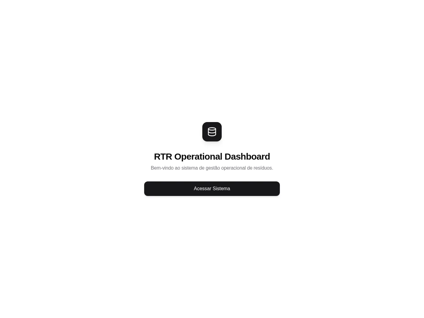 RTR Operational Dashboard