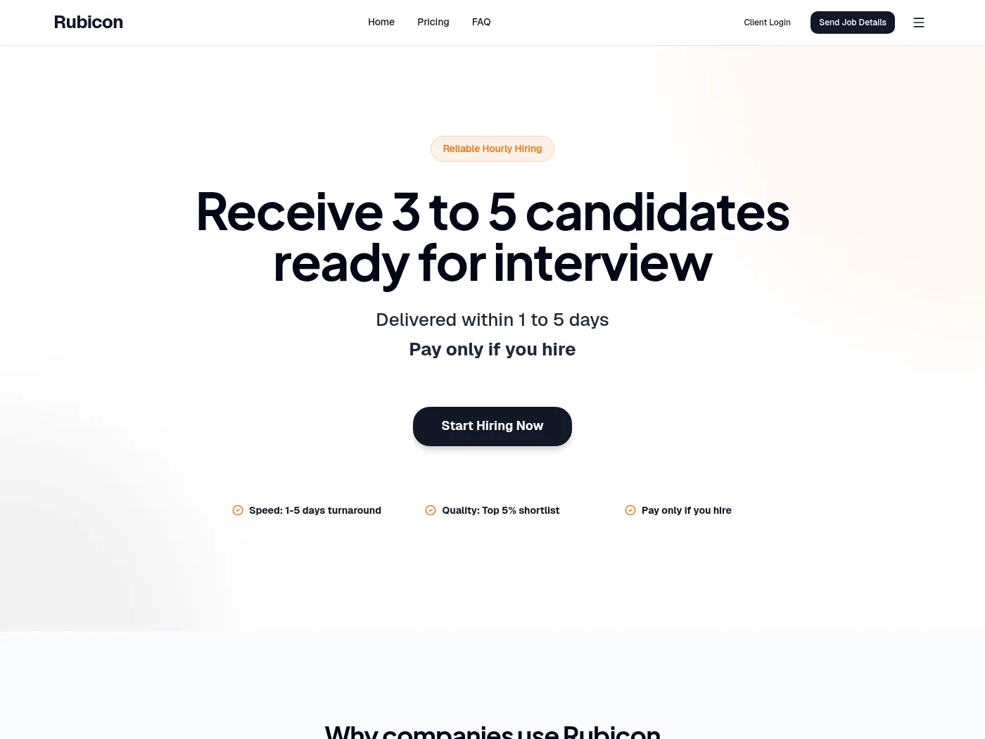 Rubicon Hiring Service