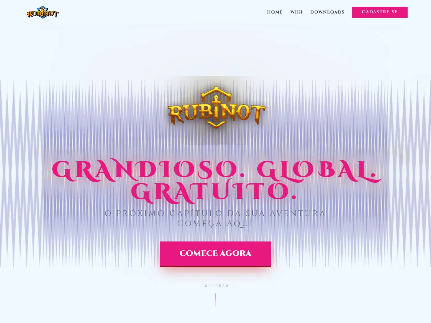 Rubinot Landing Page