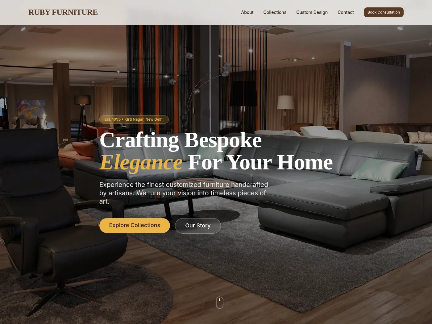 Ruby Furniture Website