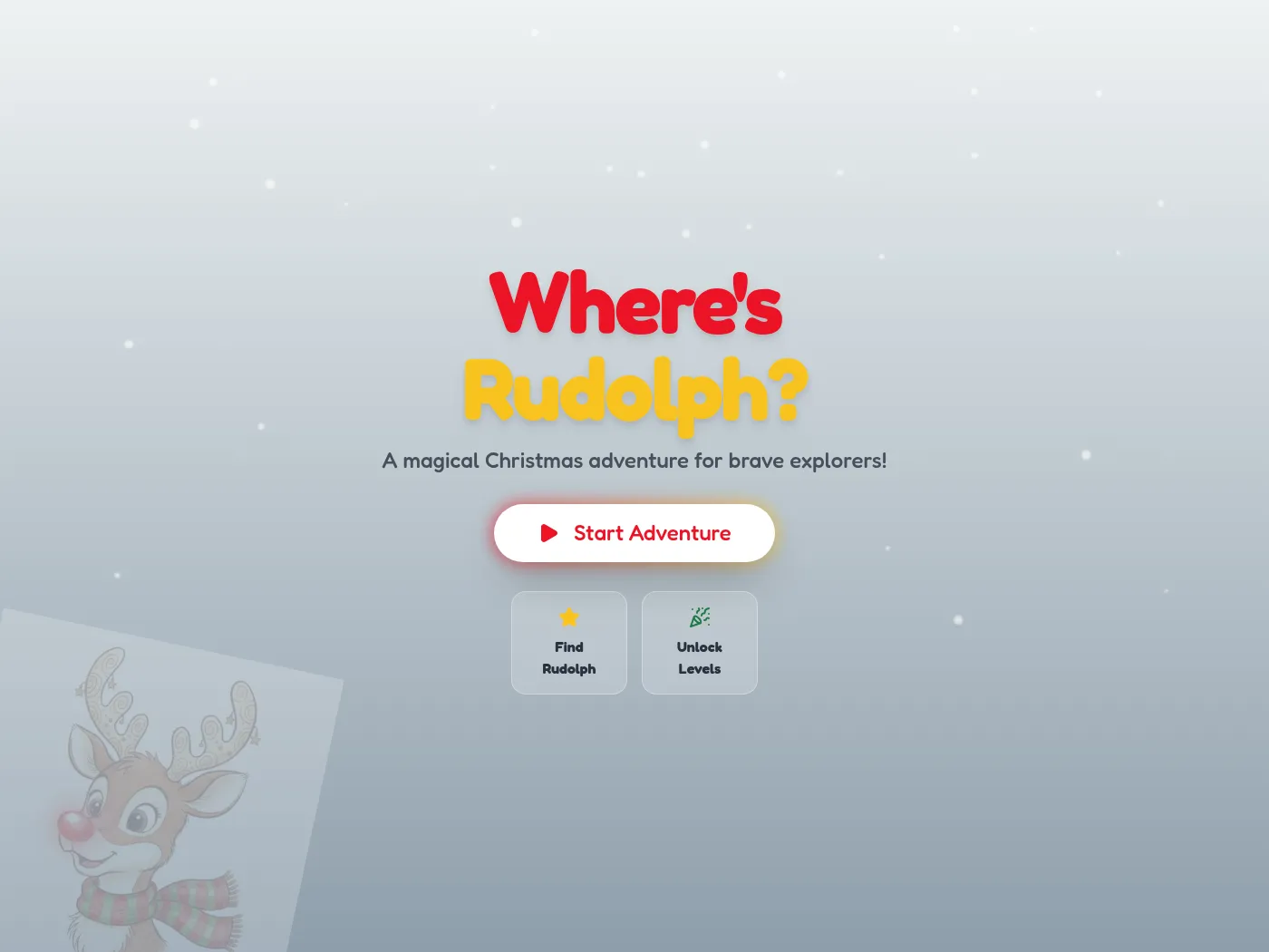 Rudolph Finder Game