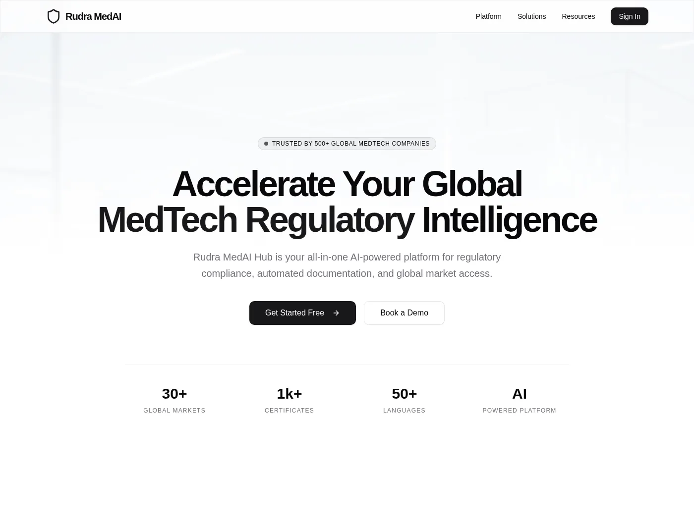 Rudra MedAI Hub