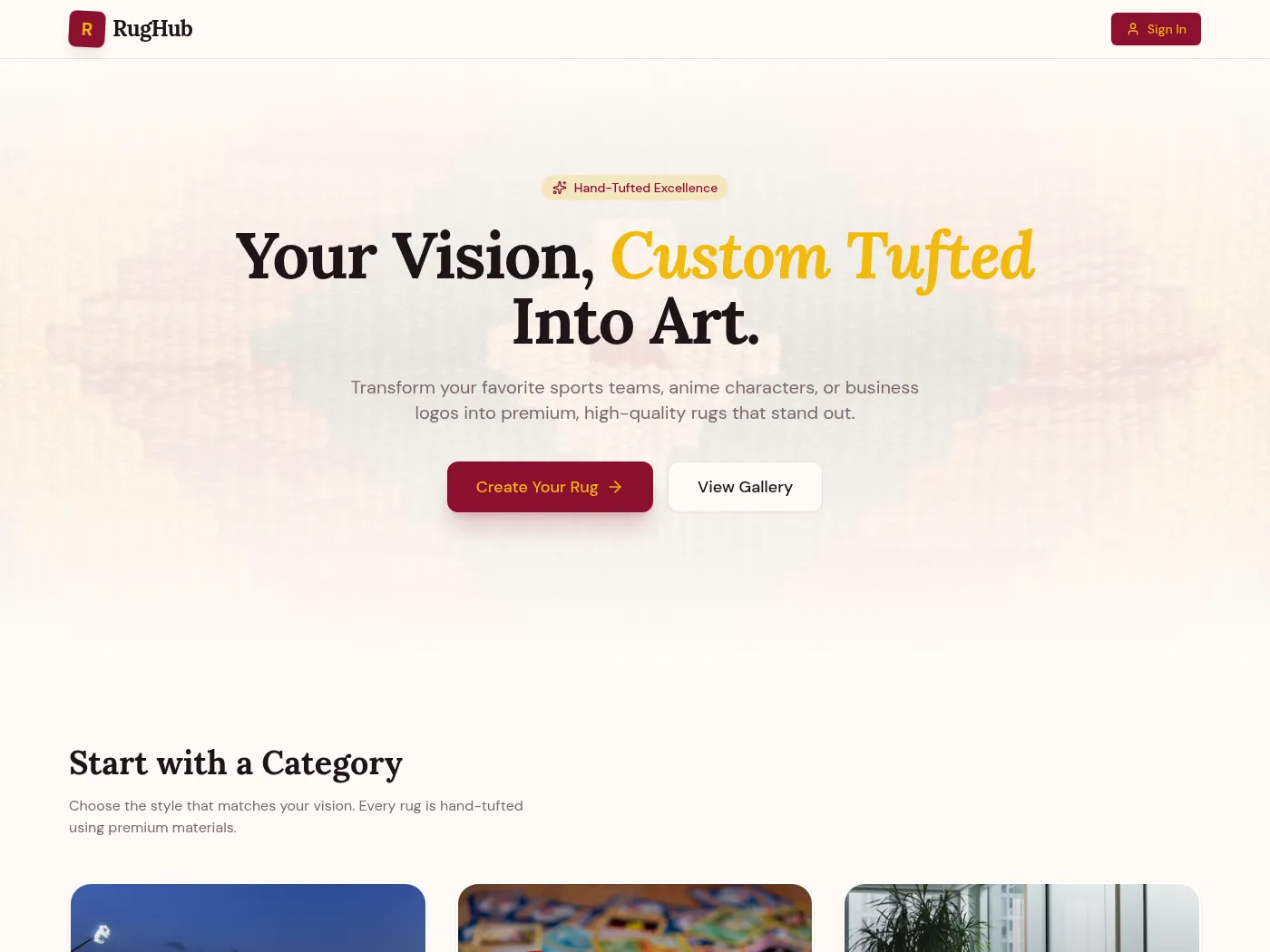 Custom Rug Order Hub