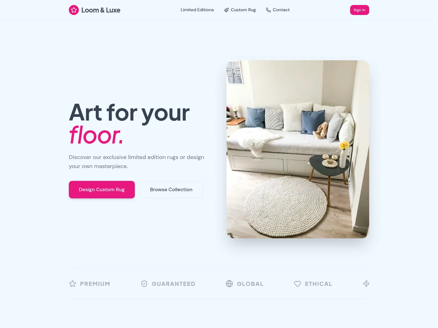 Limited Edition Rug Shop