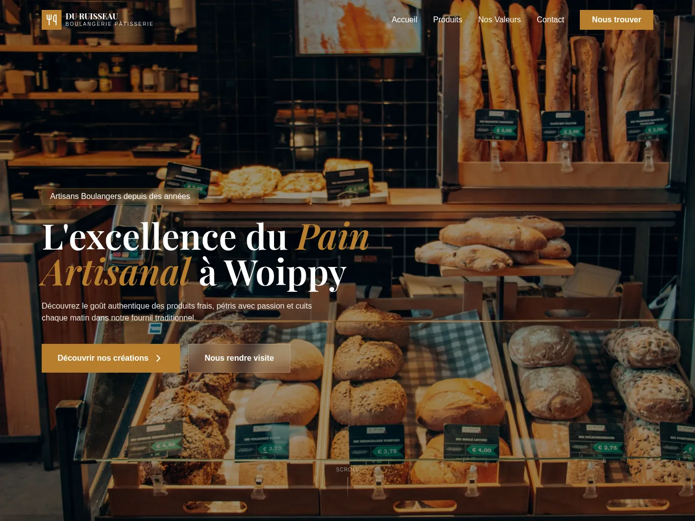 Ruisseau Bakery Showcase