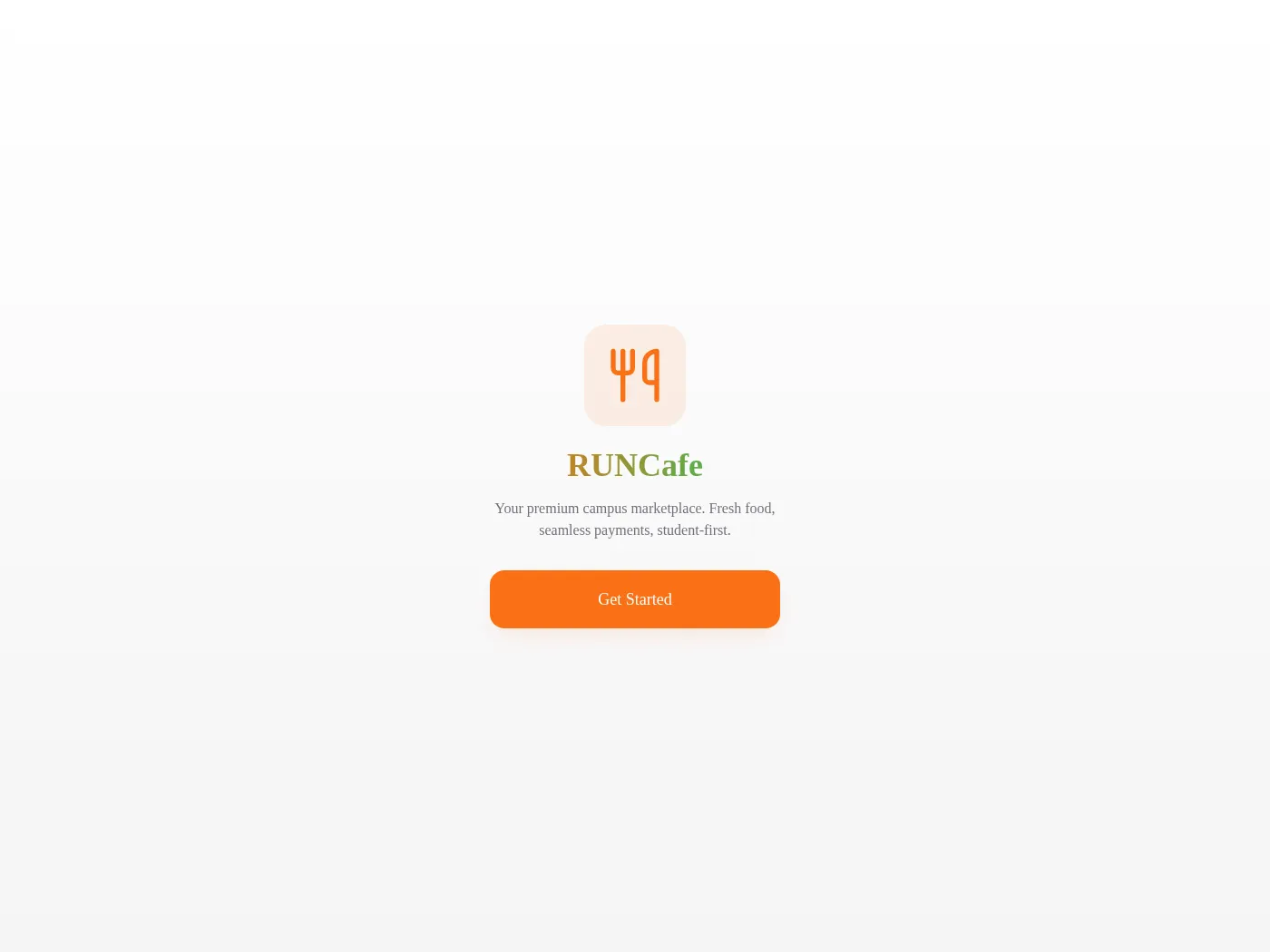 RUNCafe Campus Marketplace