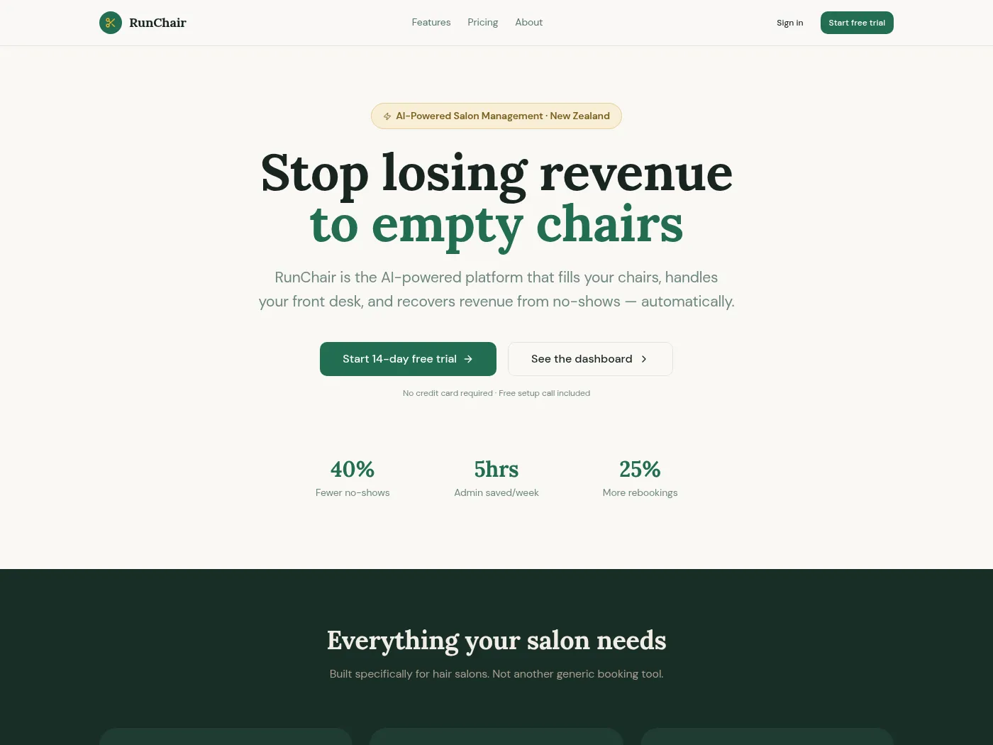 RunChair SaaS Platform