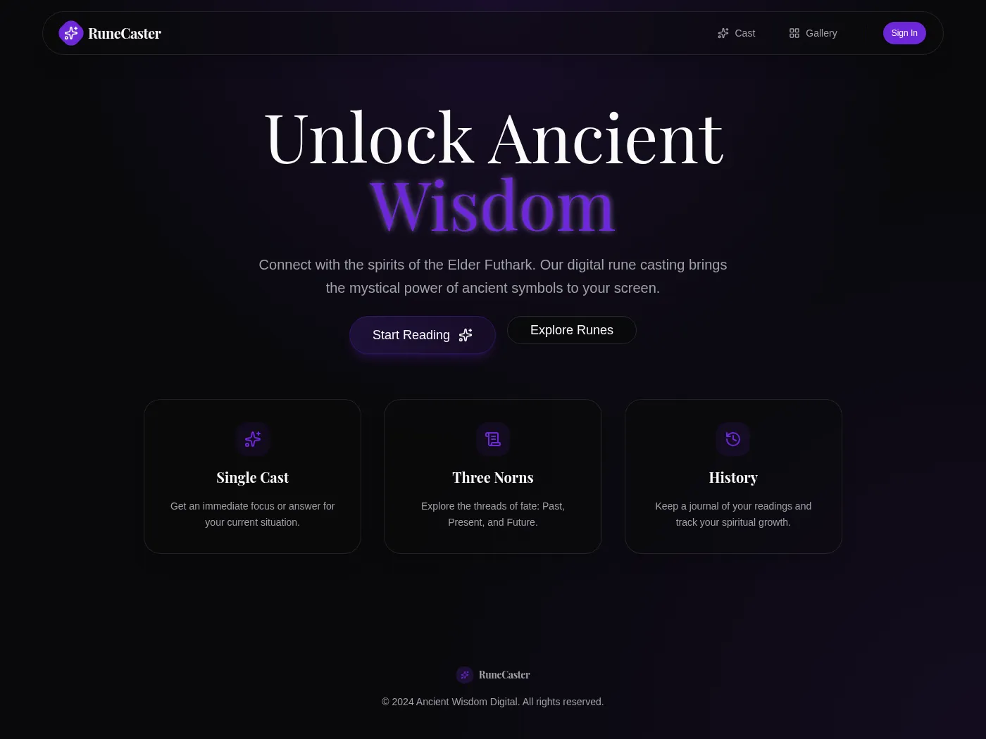 RuneCasting App