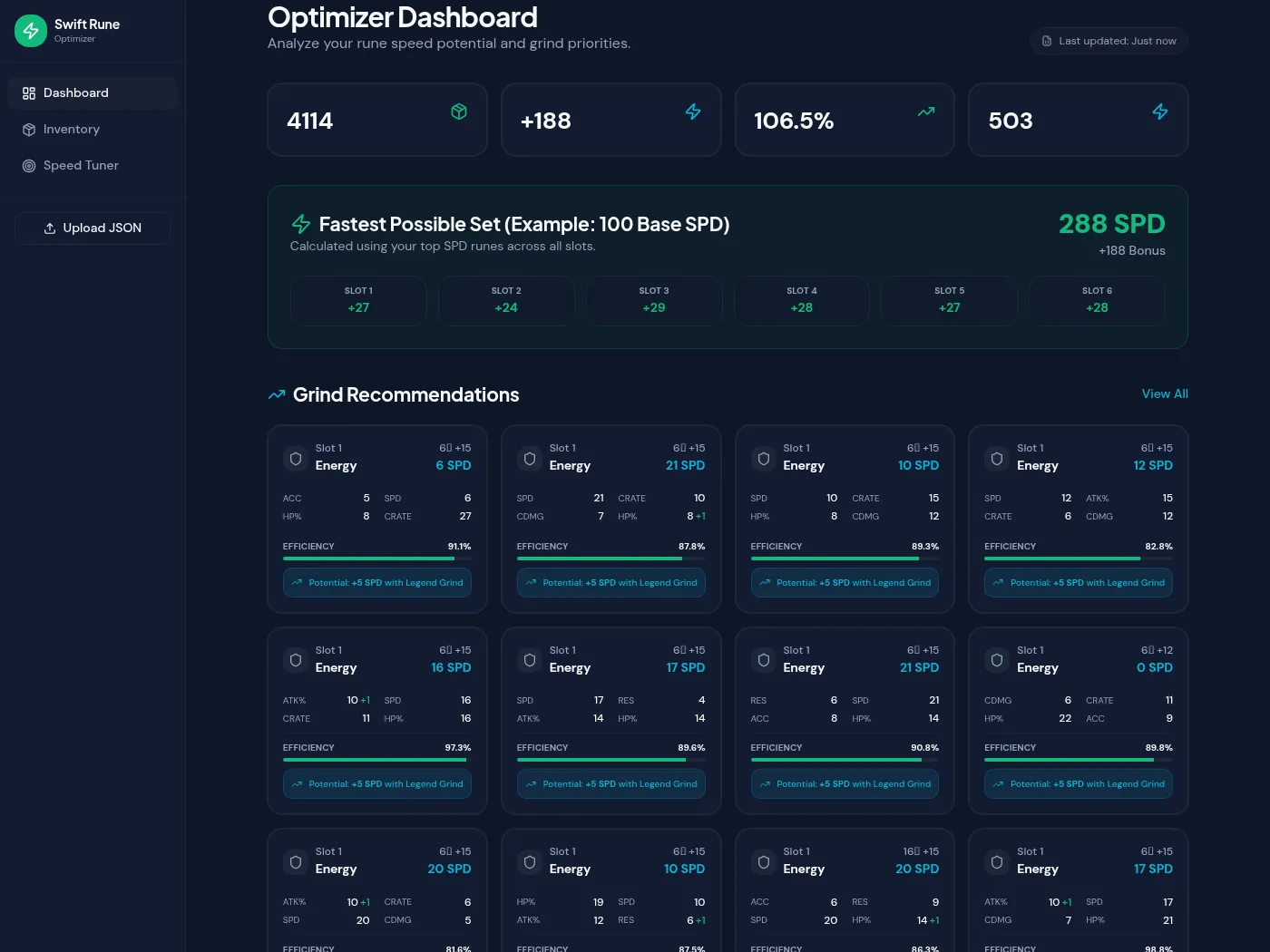 Swift Rune Optimizer