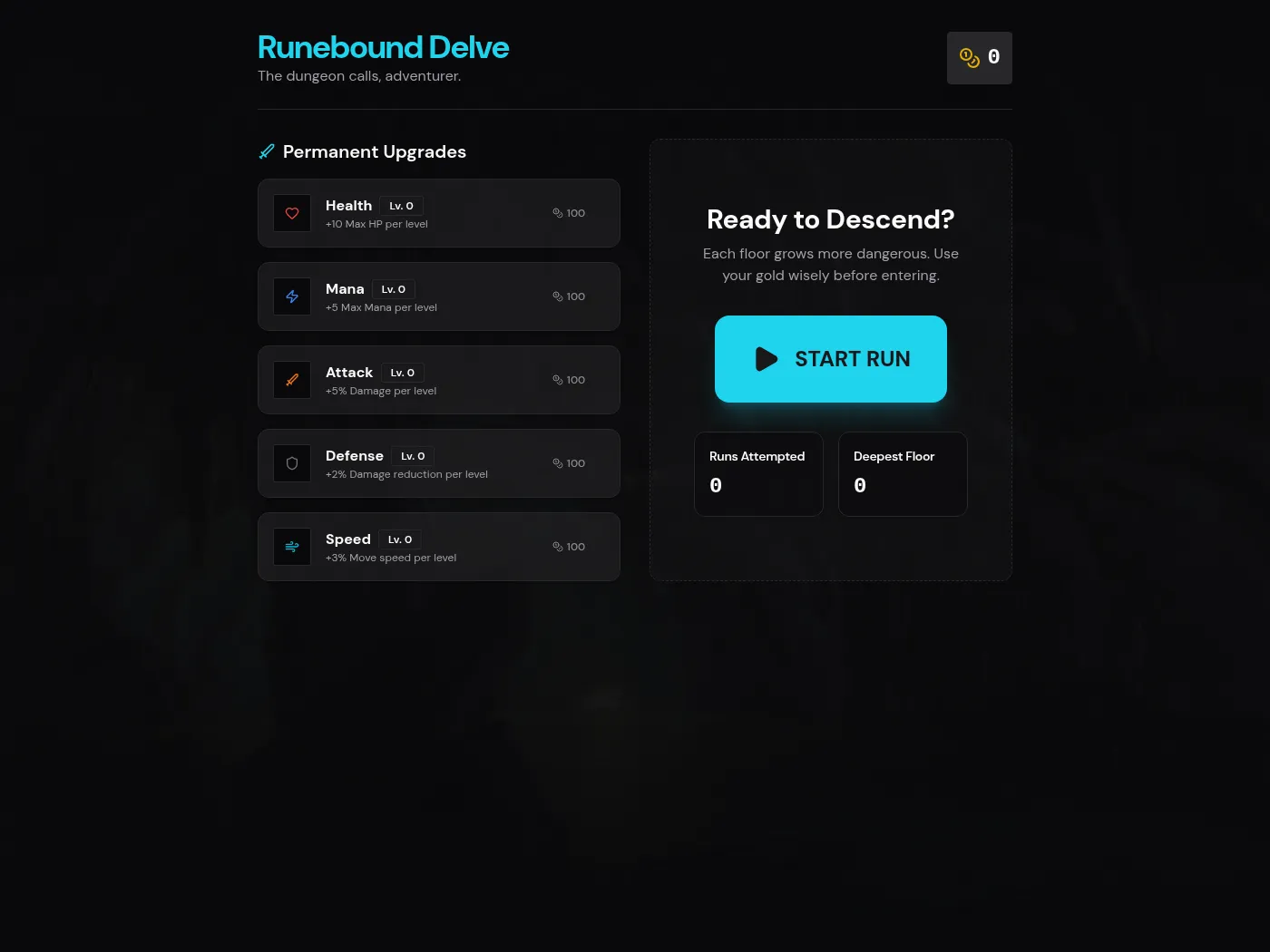 Runebound Delve Roguelike (Remix)