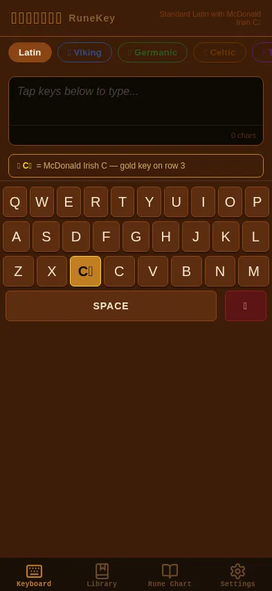 RuneKey Keyboard
