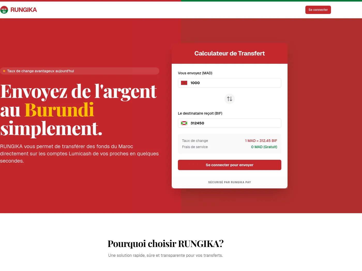 Rungika Transfer App
