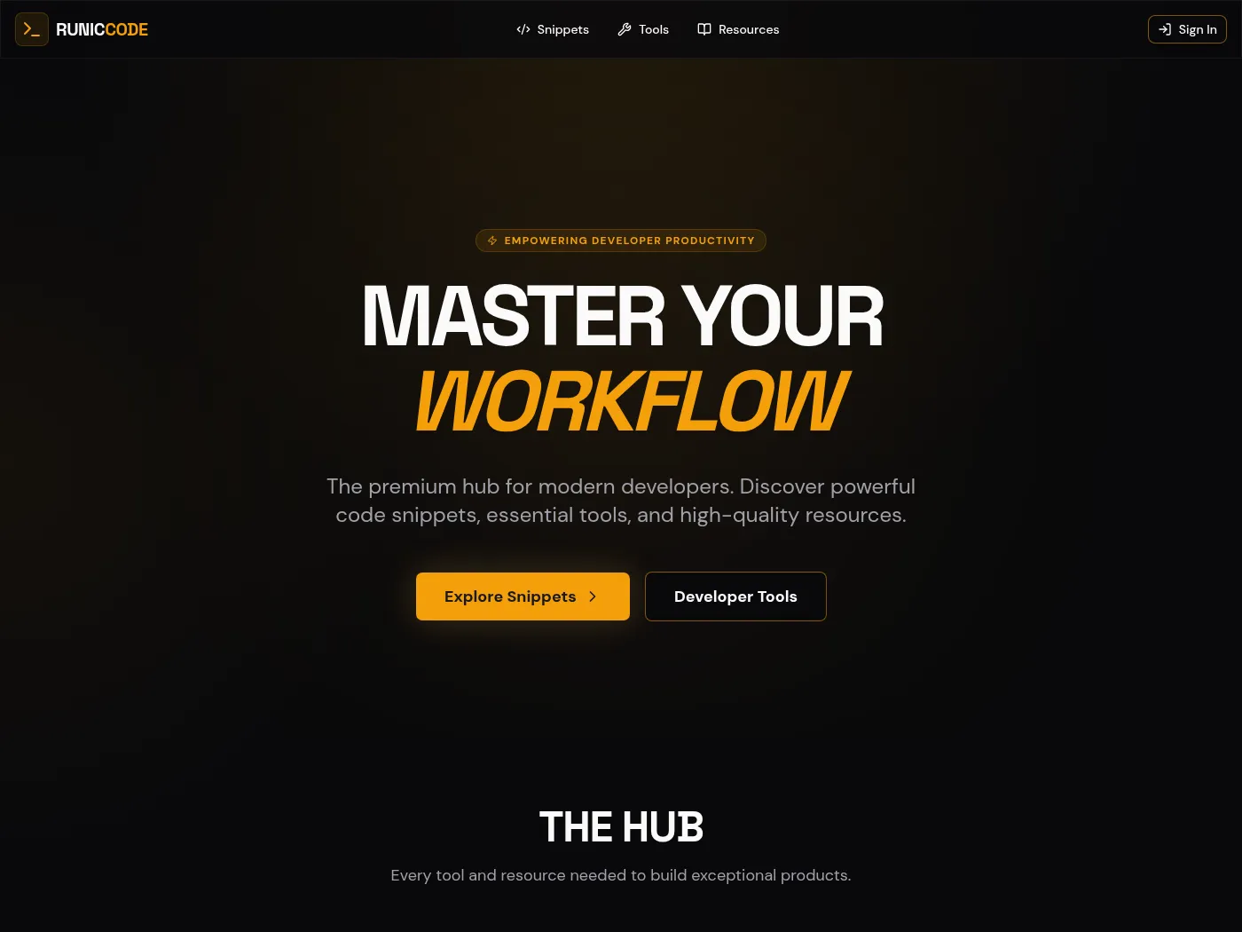 RunicCode Developer Hub