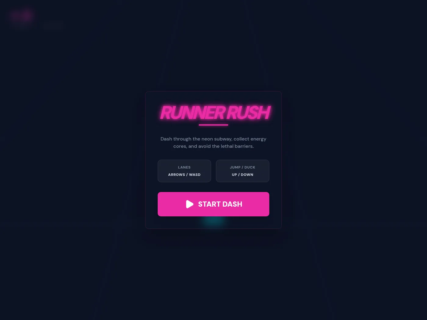 Runner Rush Game