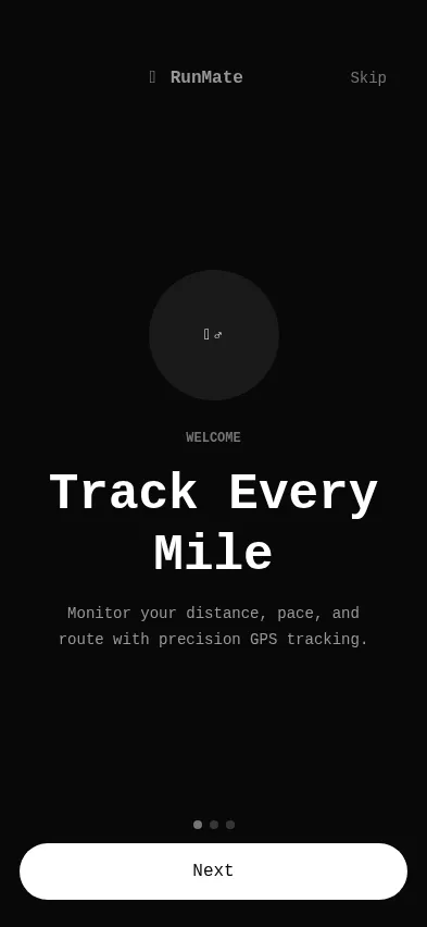 RunMate Tracker