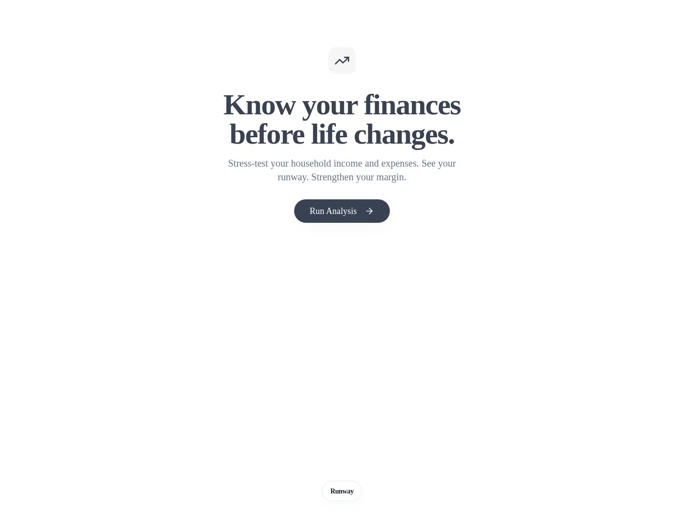 Runway Financial Planner
