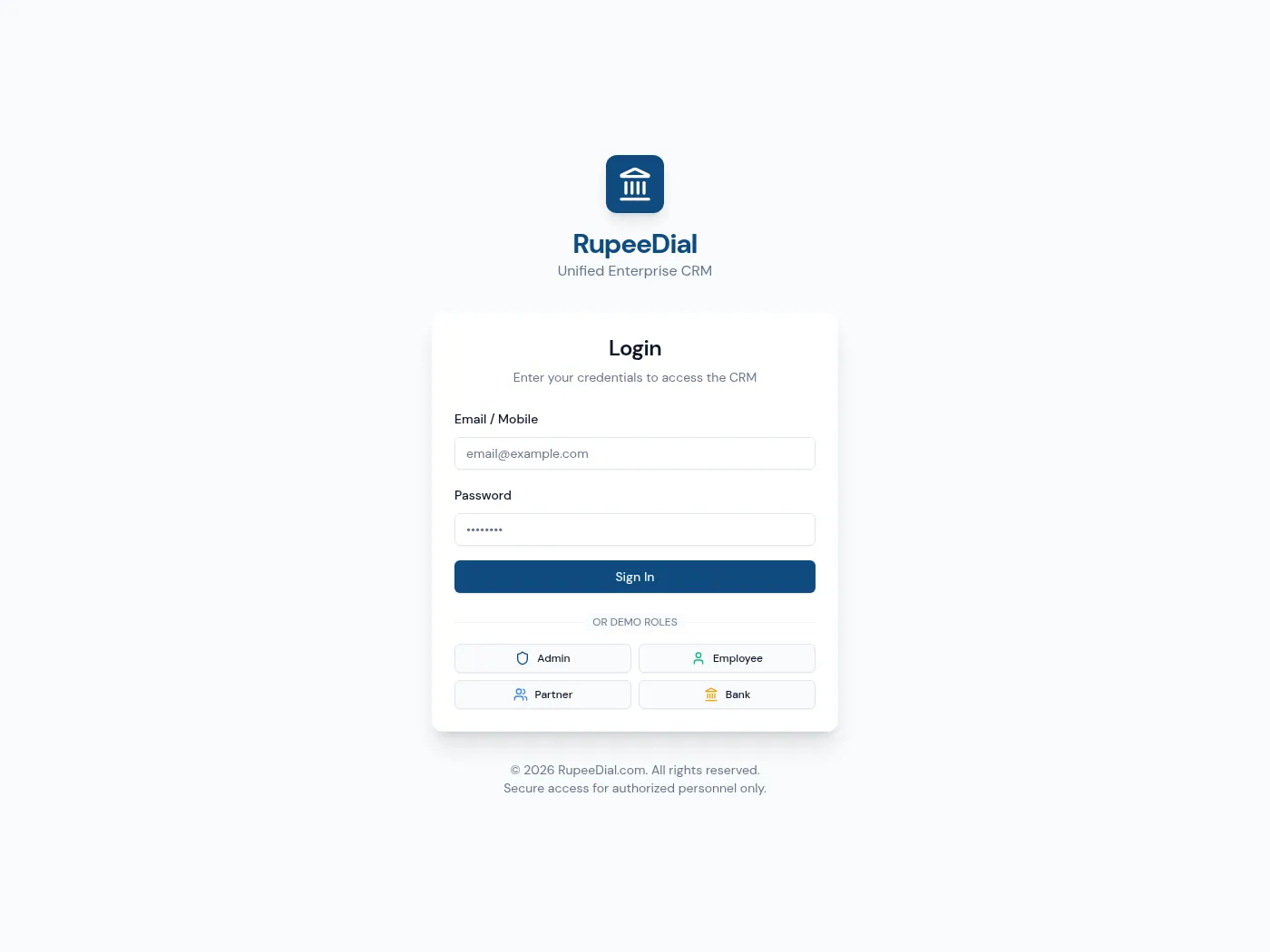 RupeeDial Unified CRM