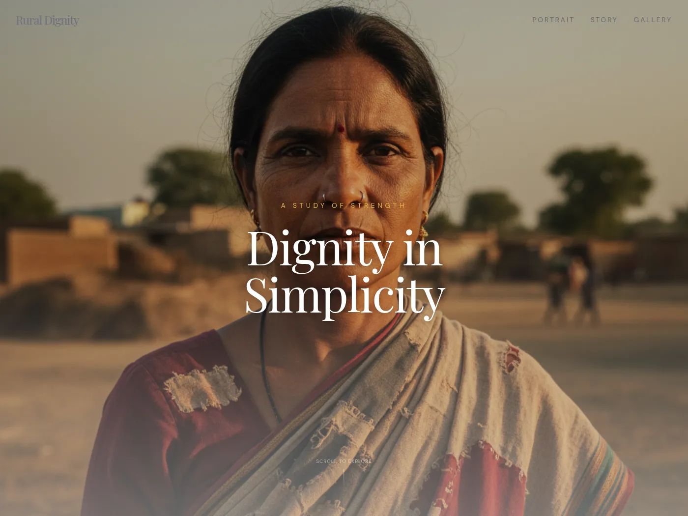 Rural Dignity Portrait