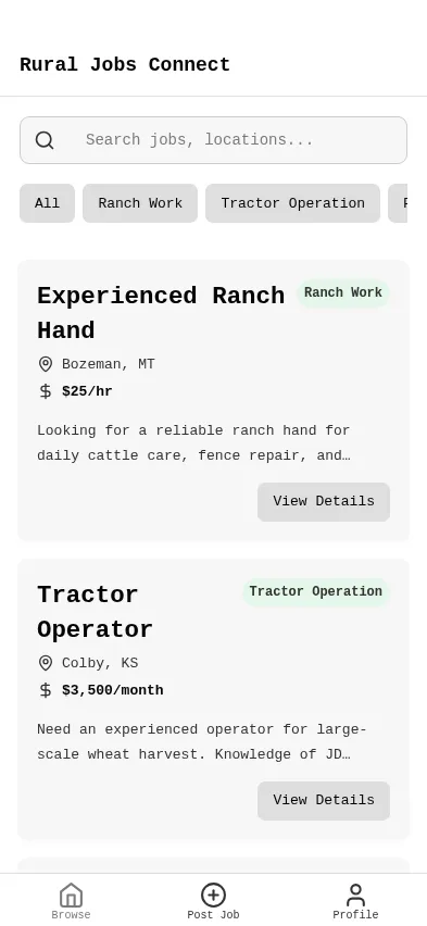 Rural Jobs Connect
