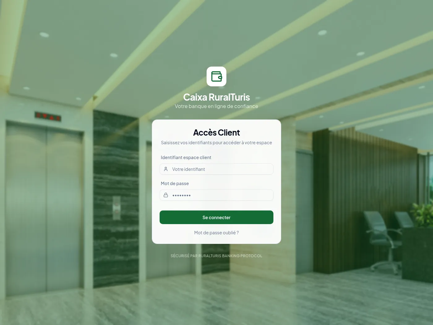 RuralTuris Banking Portal