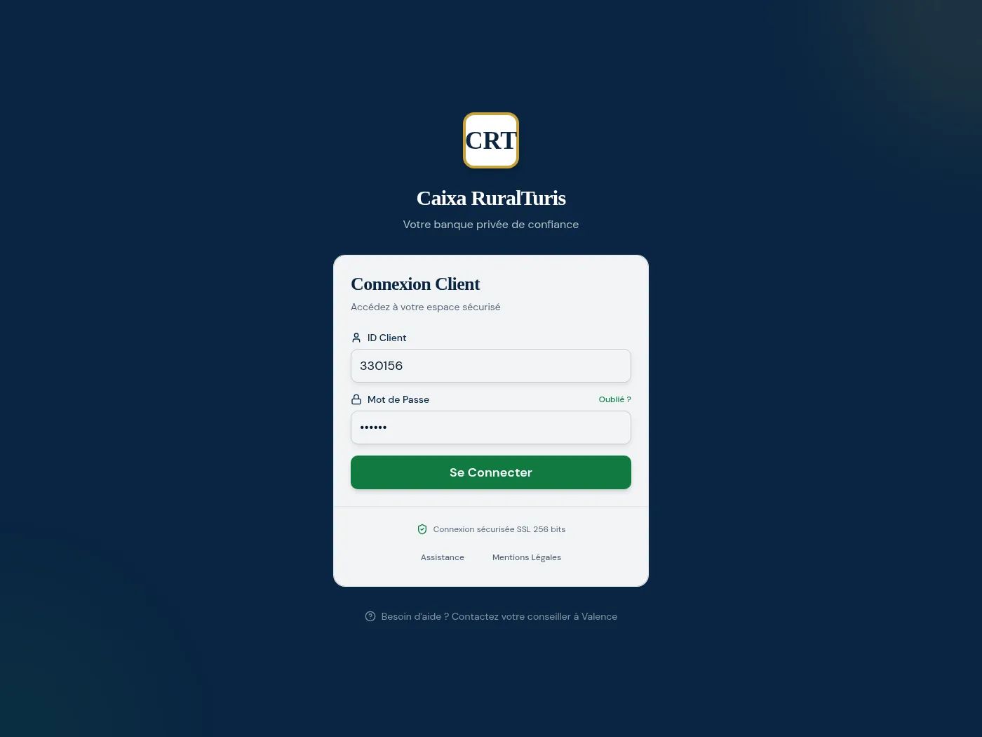 RuralTuris Banking Portal