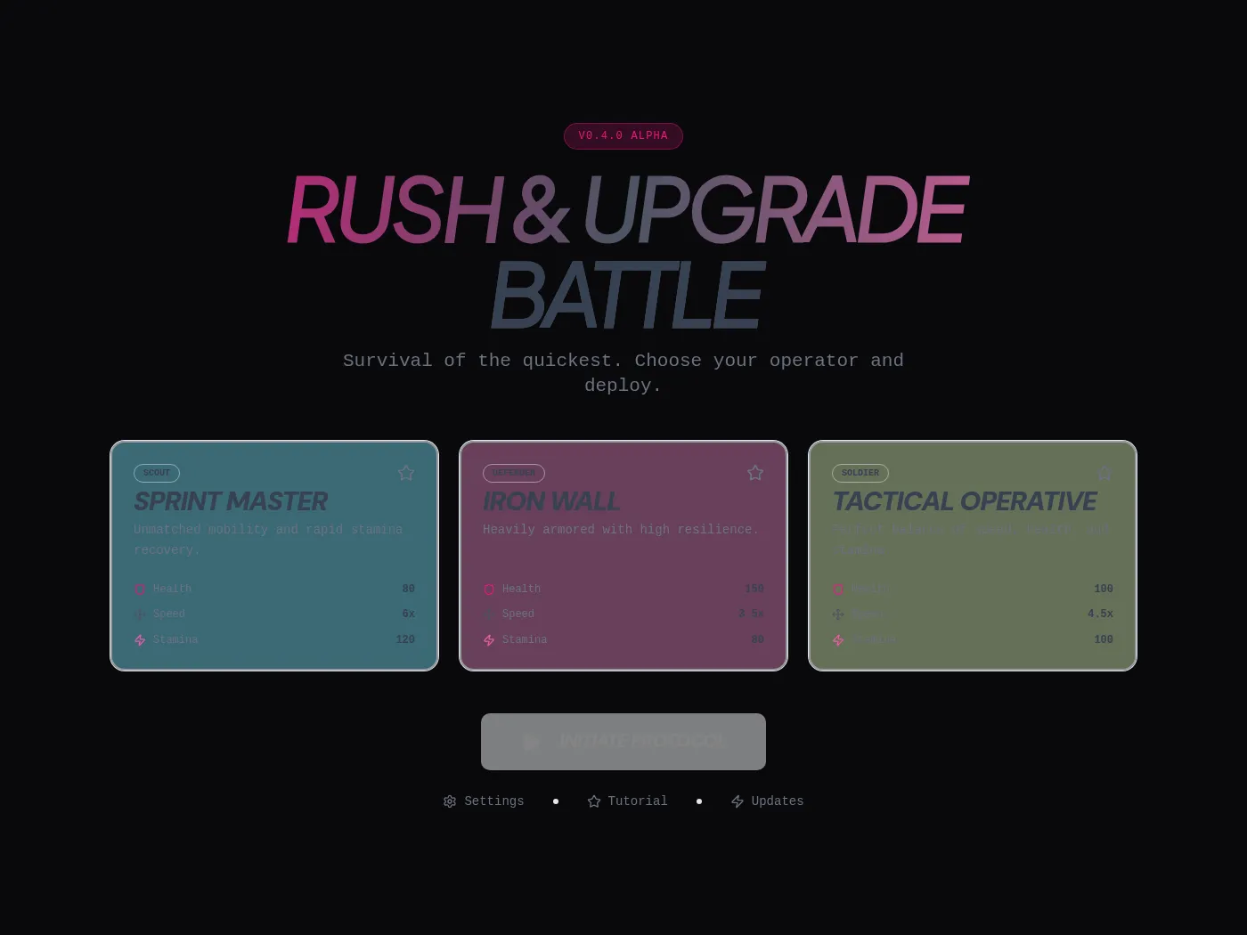 Rush & Upgrade Battle