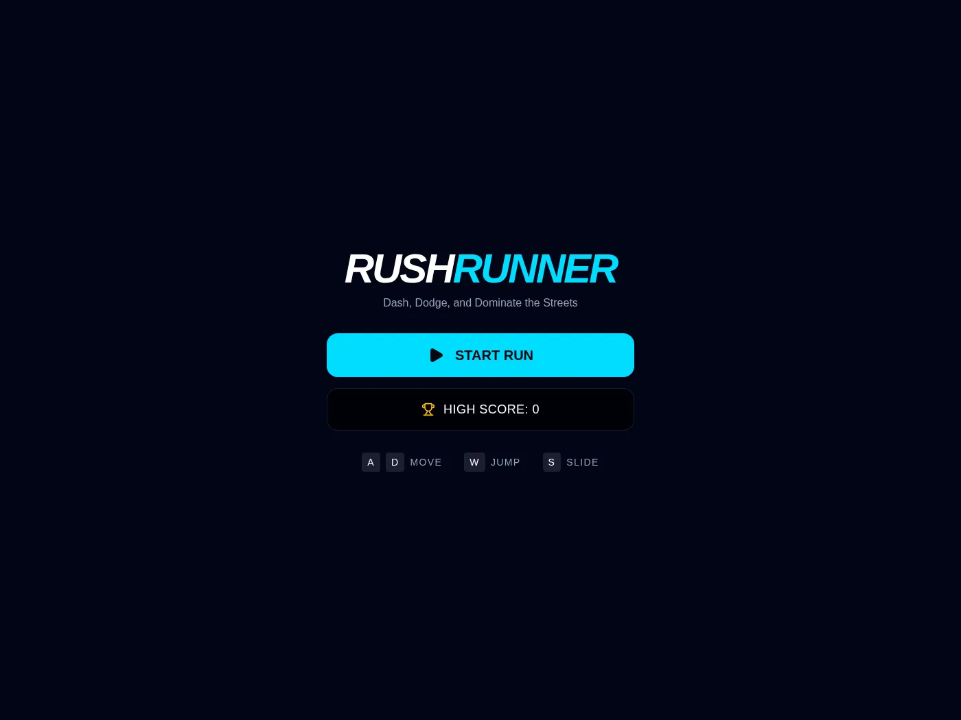Rush Runner Game