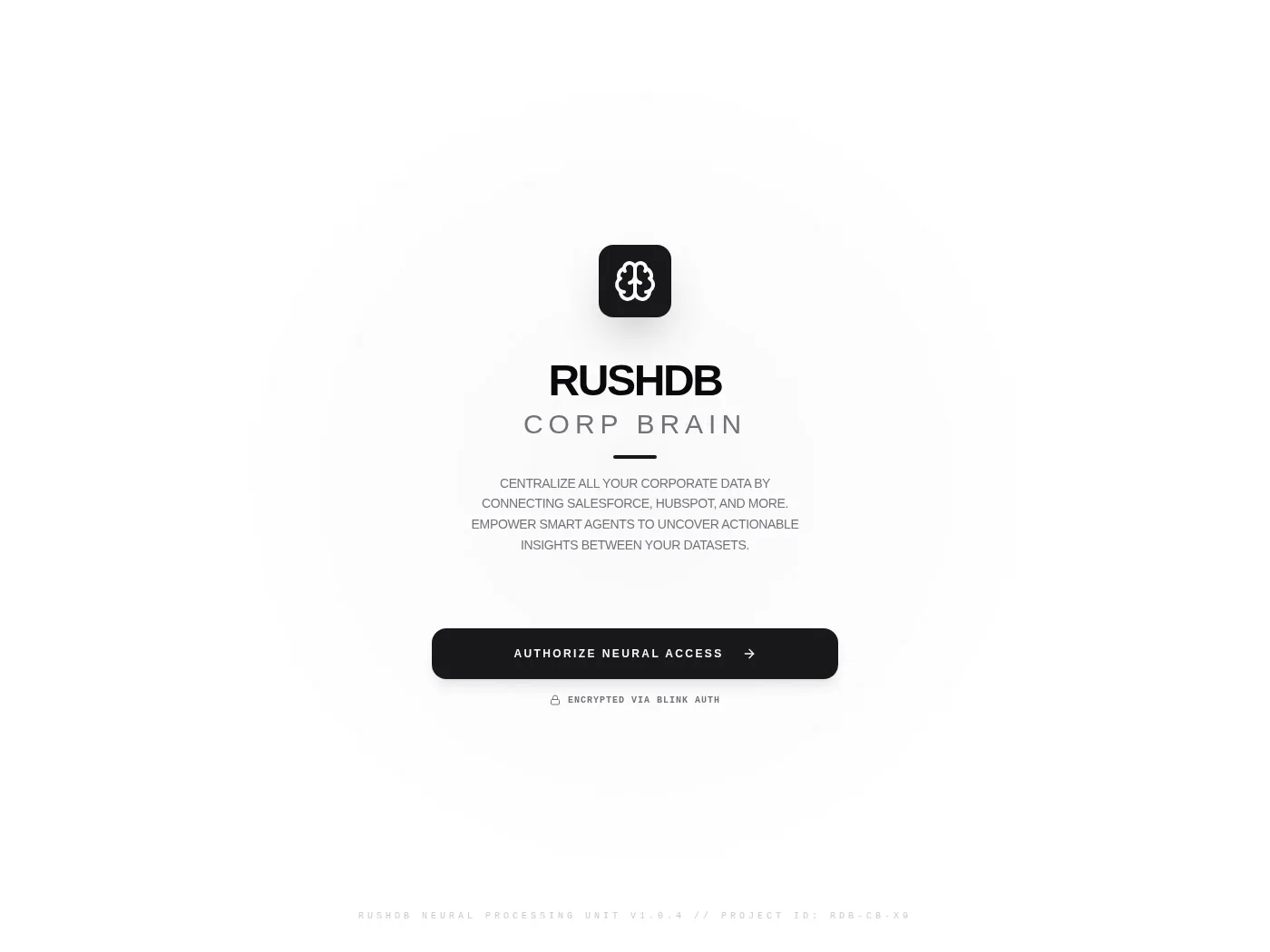 RushDB Corporate Brain