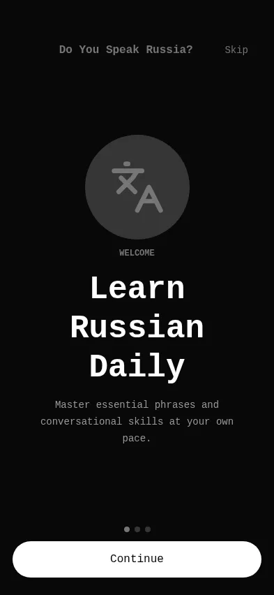Do You Speak Russia?