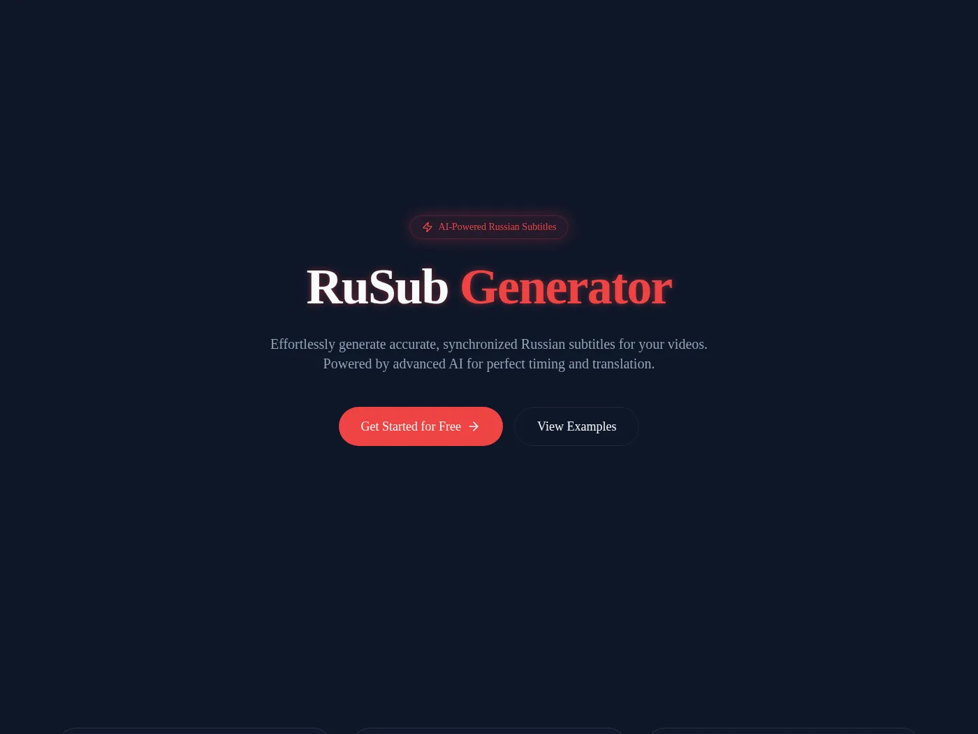 RuSub Generator