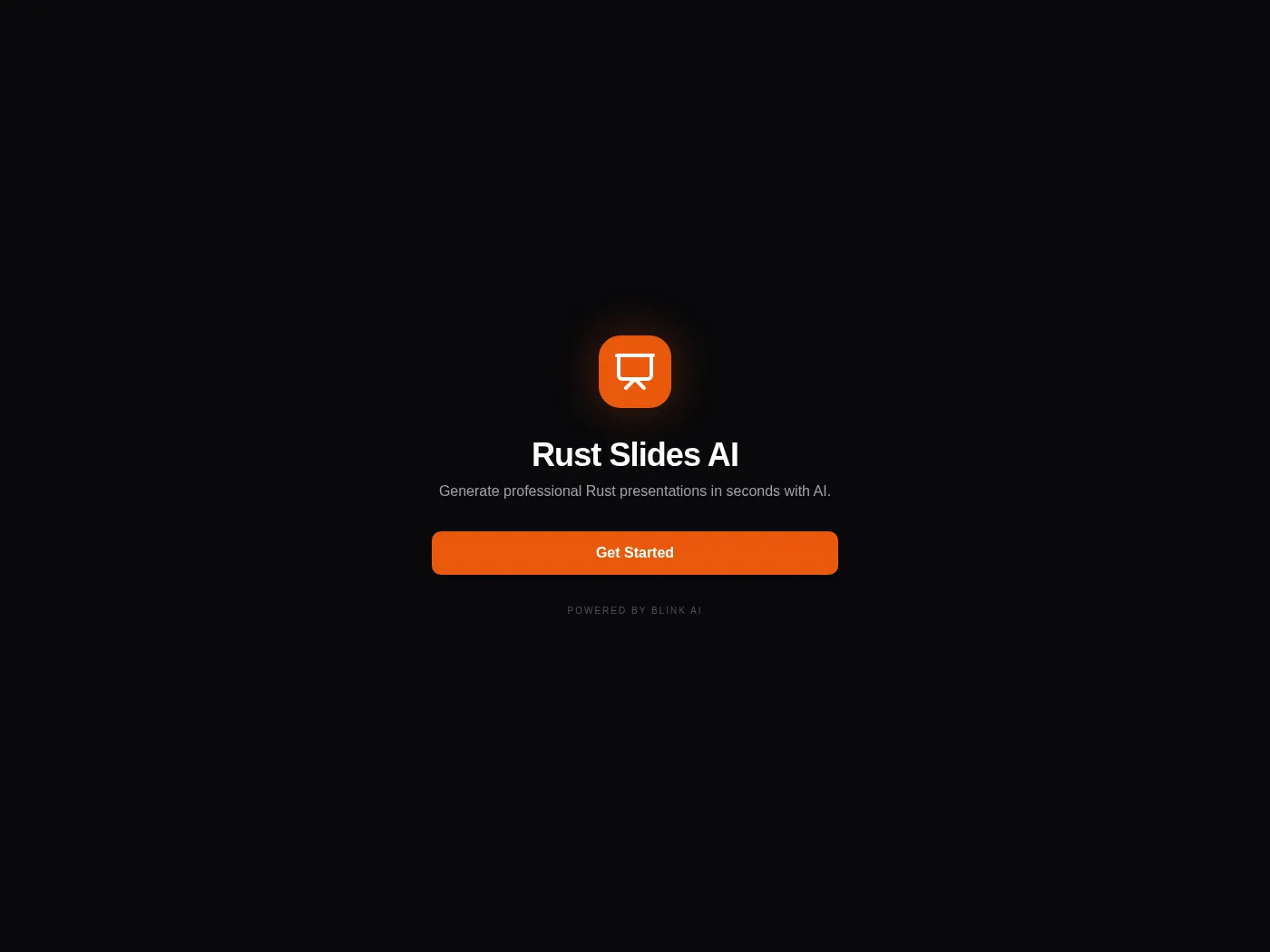 Rust Language Slides