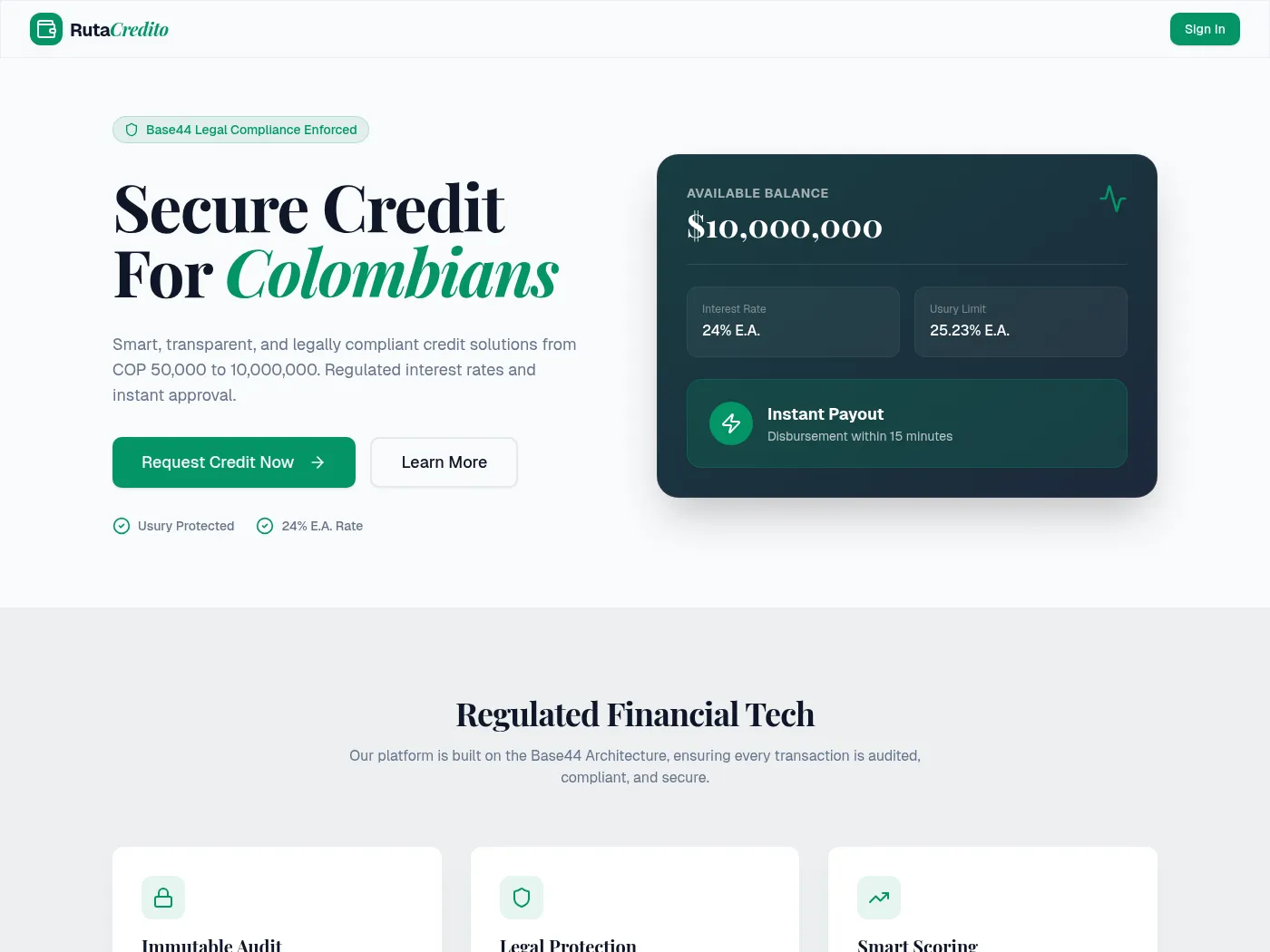 RutaCredito Unified Executor