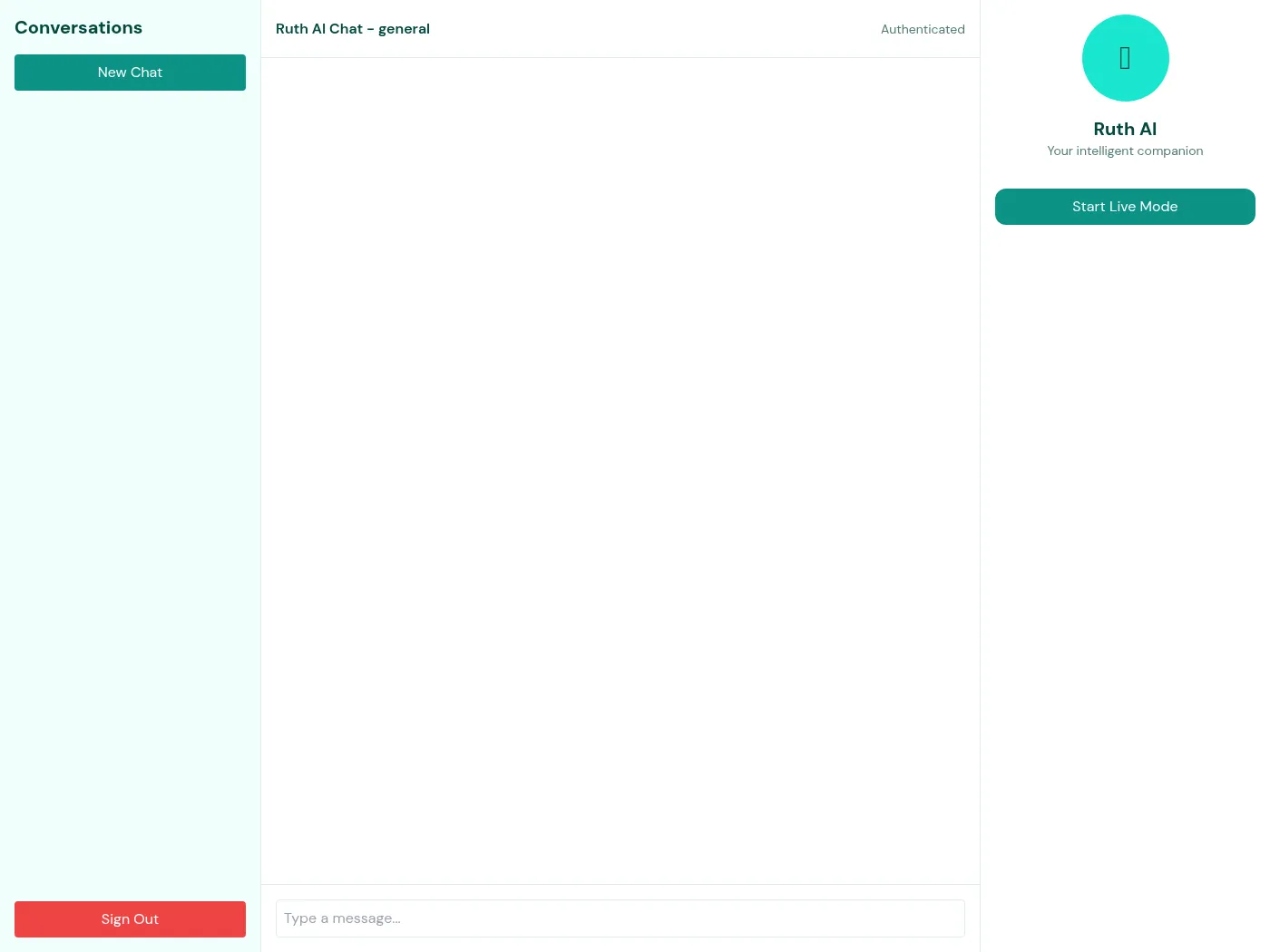 Ruth AI Chat App
