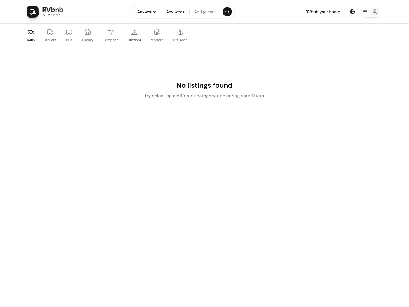 RVbnb Marketplace