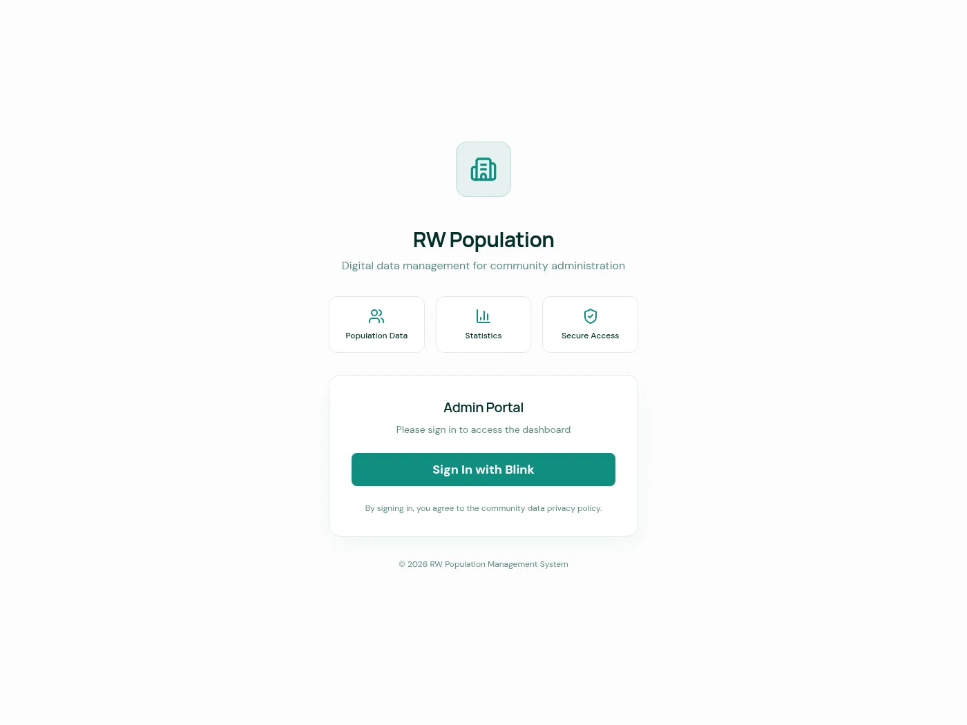 RW Population Dashboard
