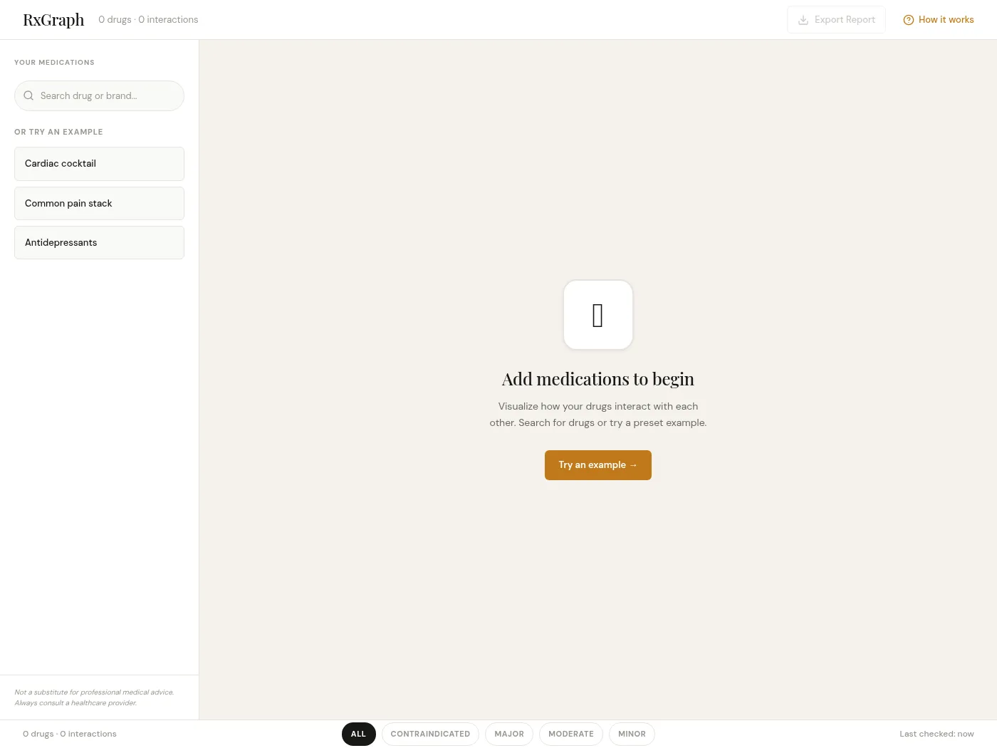RxGraph Drug Visualizer
