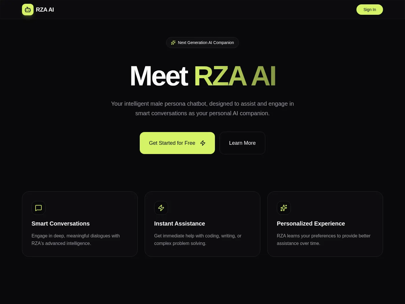 RZA AI Chatbot