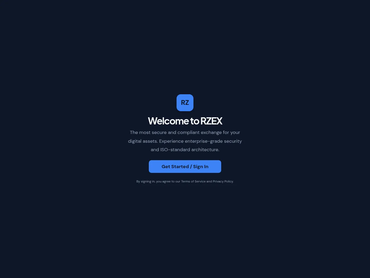 RZEX Crypto Exchange
