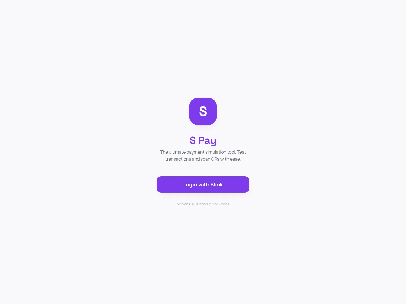 S Pay Payment Simulator
