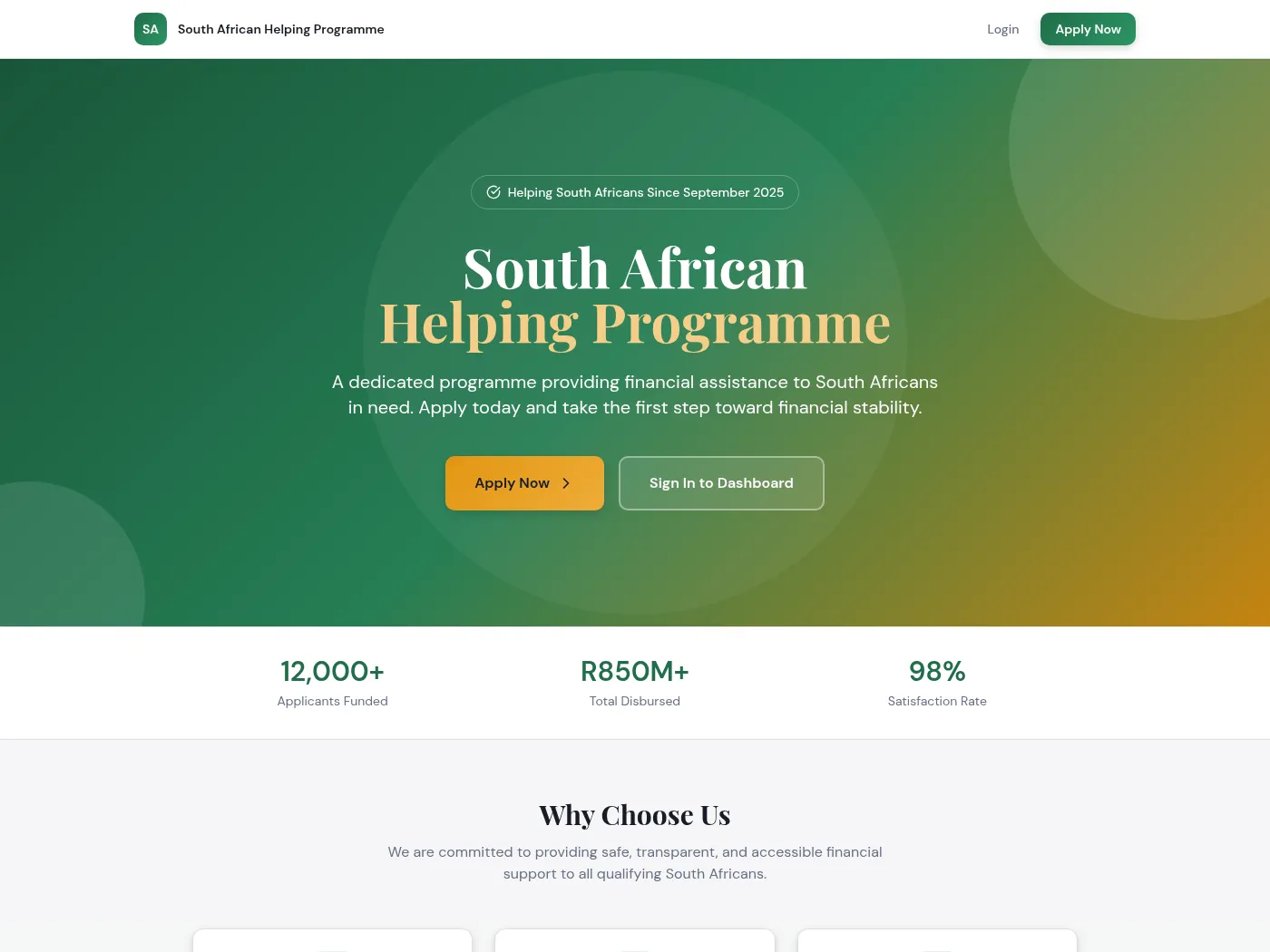 South African Helping Programme