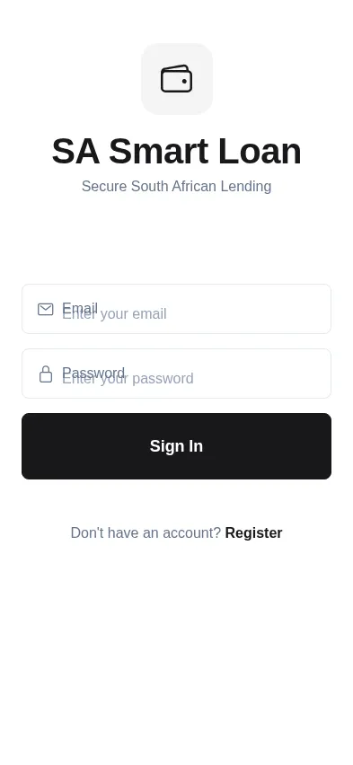 SA Smart Loan App