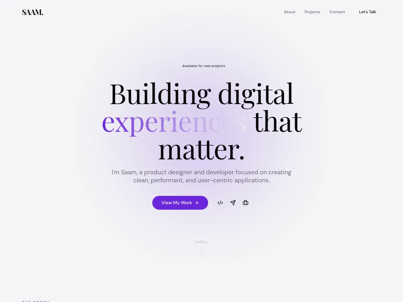 Saam's Blink Portfolio