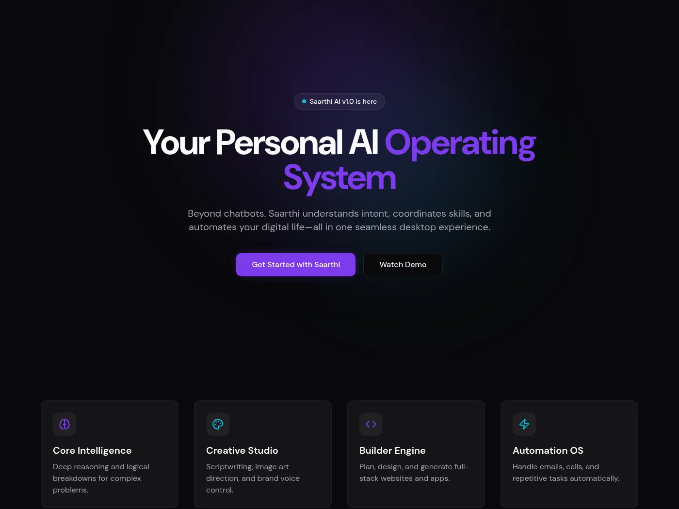 Saarthi AI OS