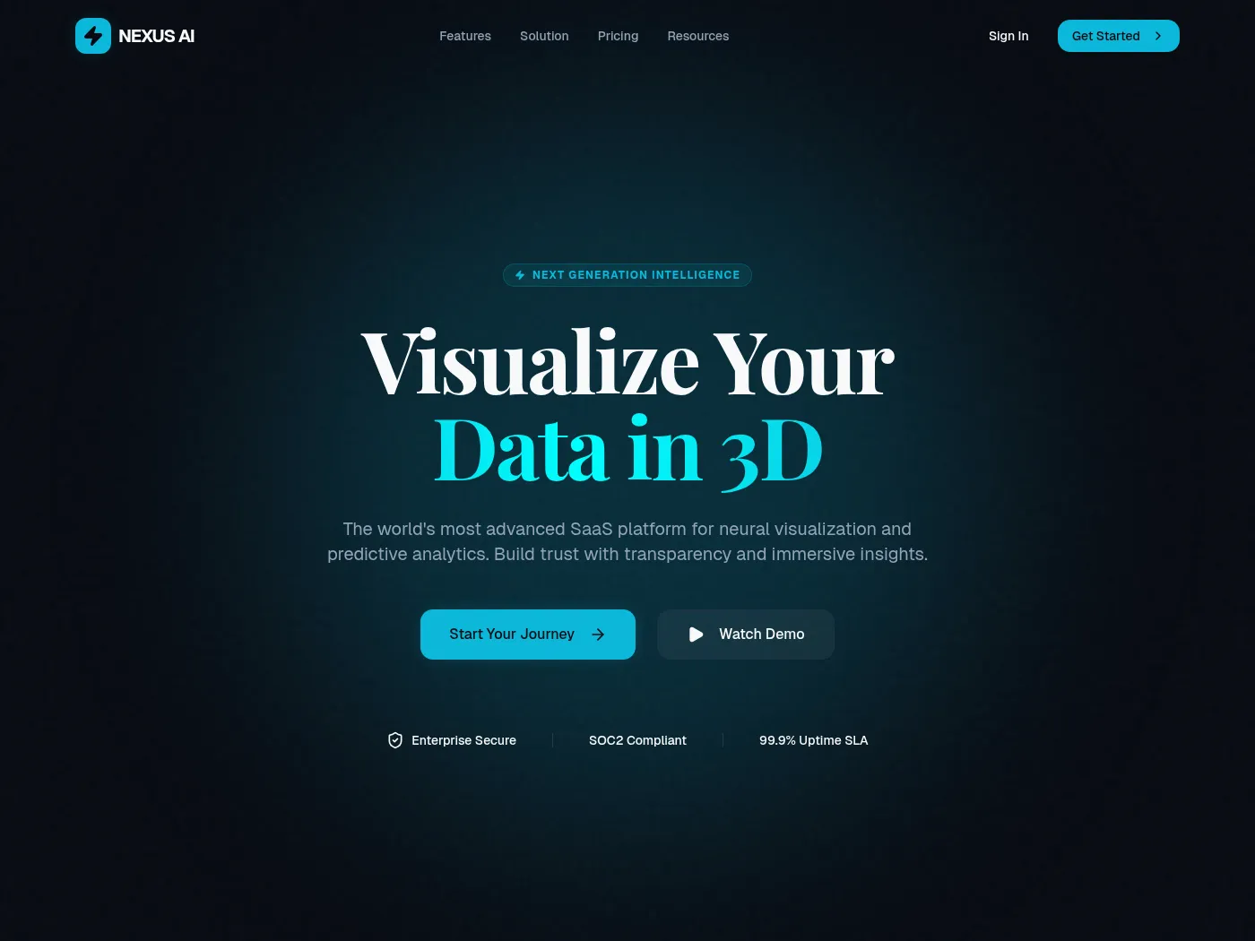 SaaS 3D Redesign