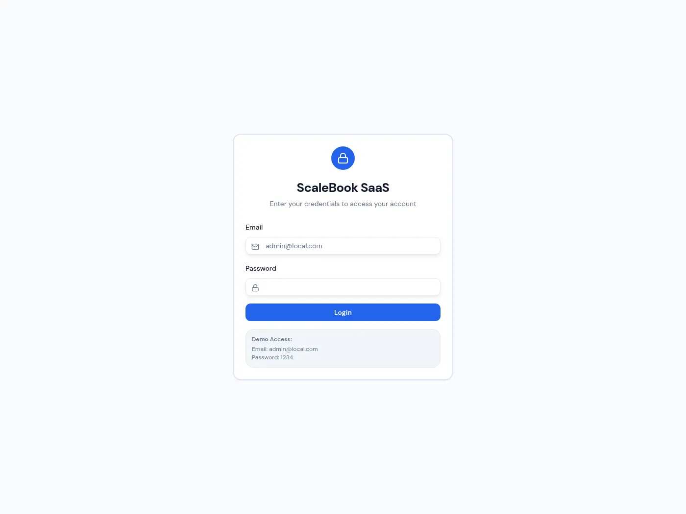 ScaleBook SaaS