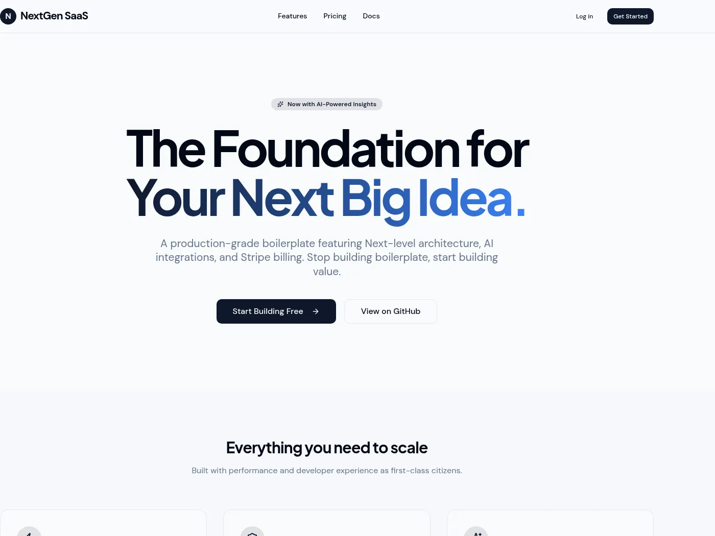 NextGen SaaS Boilerplate