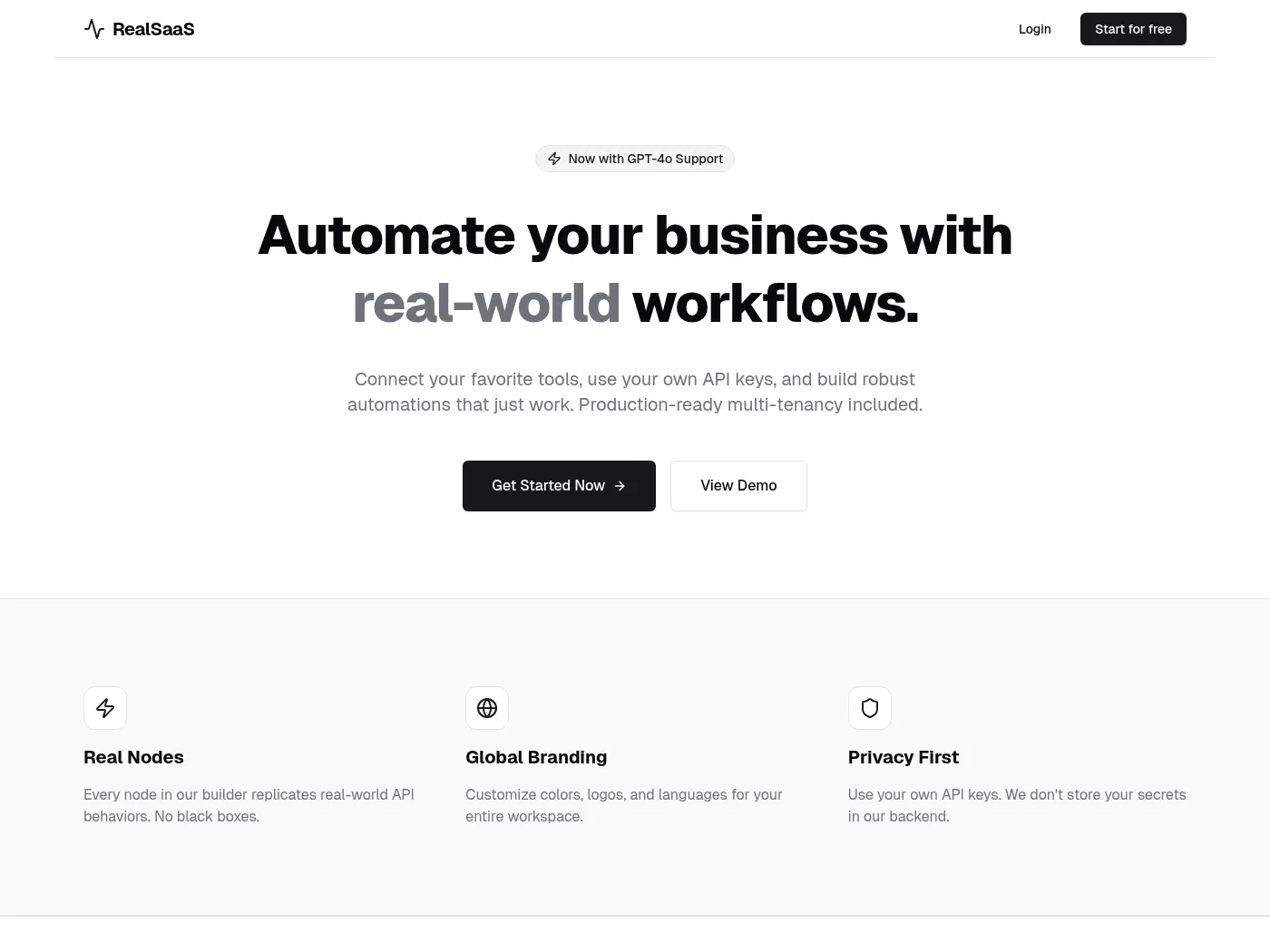 RealSaaS Automation Hub